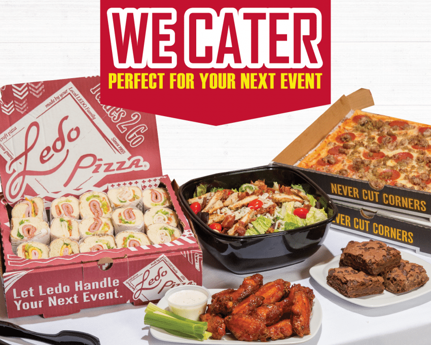 Ledo Pizza | Catering | Order Online | Request a Catering Quote Today!